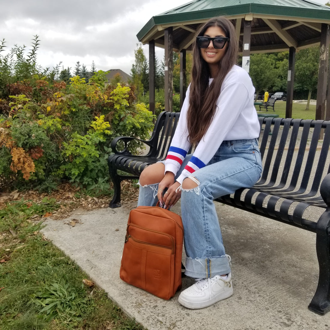 Handmade Tan Leather Backpack | Craftsmanship & Style – Katz Leather